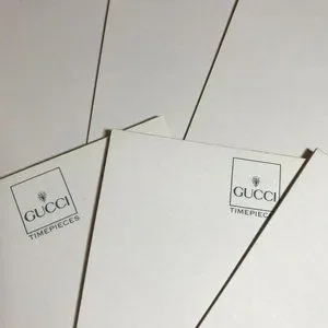 Gucci | Office | Gucci Time Pieces 6 Notepads Sheets Per Pad Grlb3002w ...